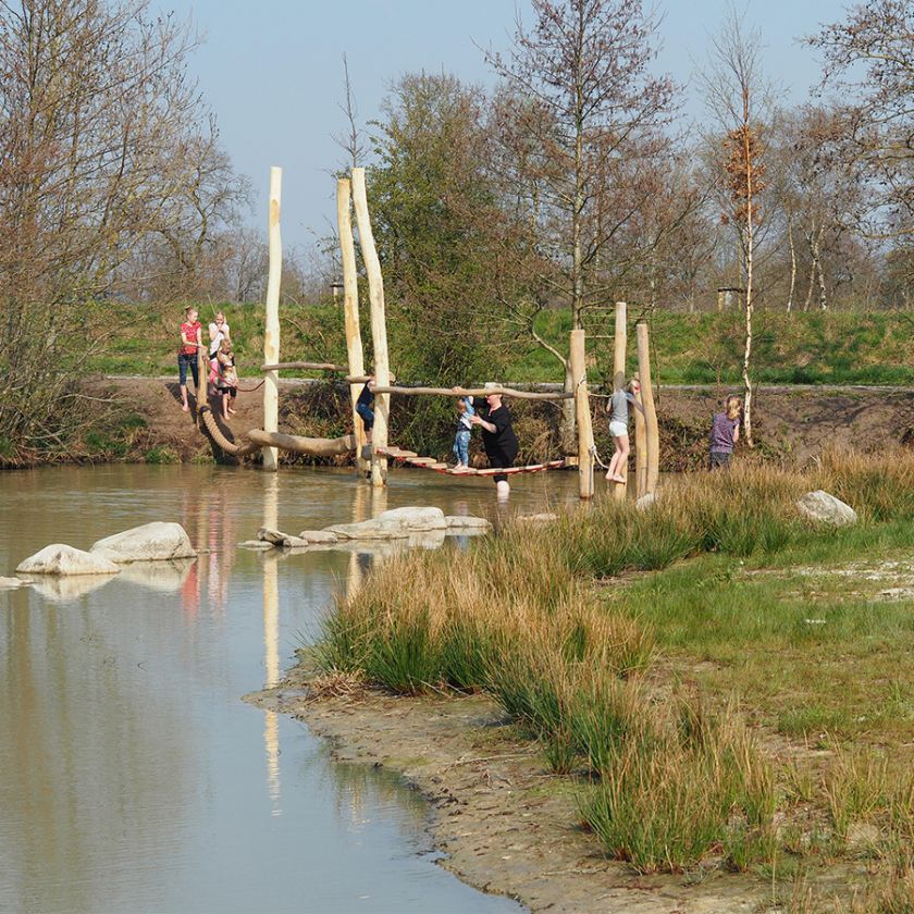 Wandelroute om de Dobben - Eiland Noard Burgum